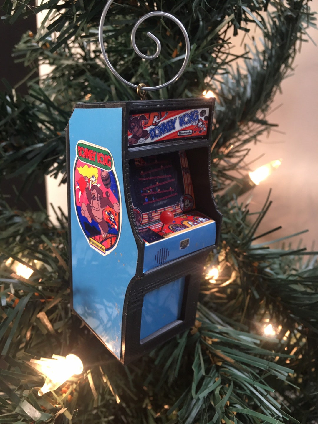 Donkey Kong Ornament retro Hanging Arcade Game - Etsy