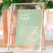 Modern Table Numbers, Find Your Seat Sign, Table Number Sign, Wedding ...