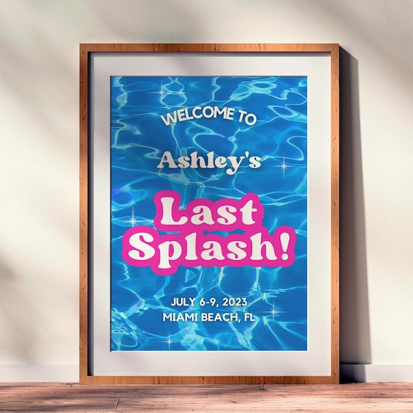 Last Splash Bachelorette - Etsy
