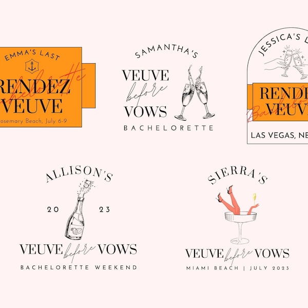 Last Rendez Veuve Favors - Etsy