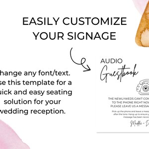Audio Guestbook Sign, Phone Message Guest Book, Unique Guestbook ...