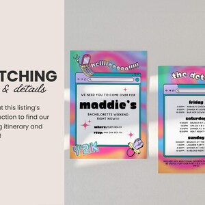 Y2K Bachelorette Party Welcome Sign, Bach to the 90s, Early 2000s Bach ...