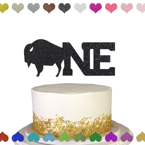 Bison Birthday Cake Topper - Etsy