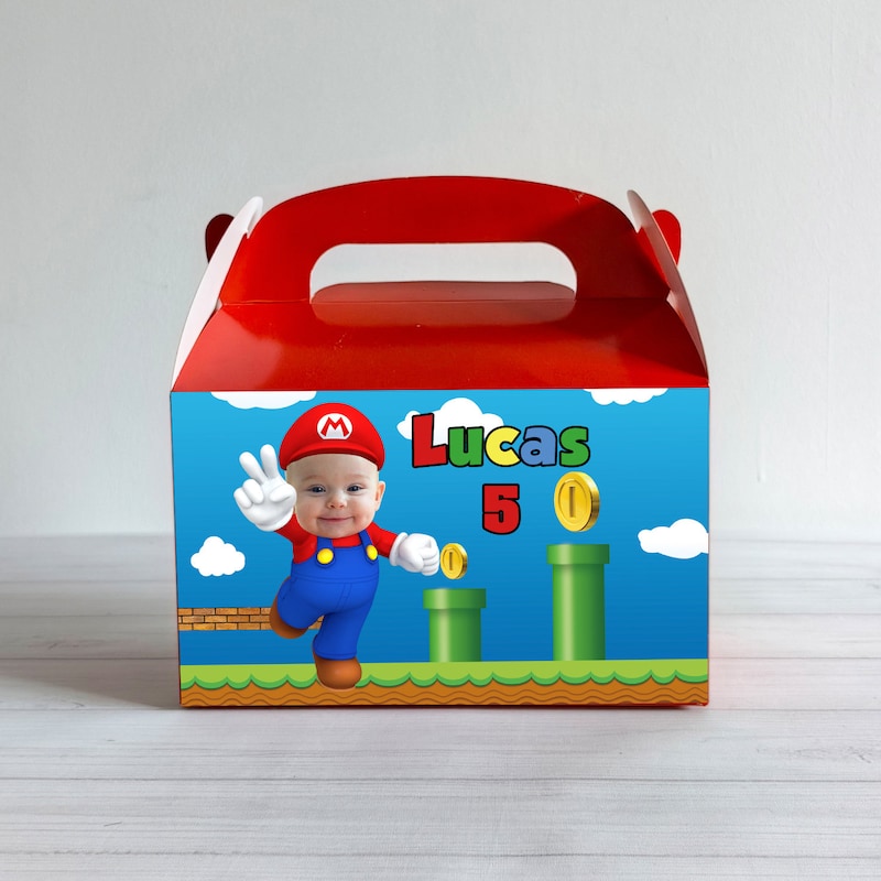 Mario Birthday Box - Etsy