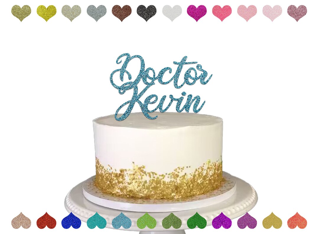 Doctor Grad Party Decorations Custom Doctor Cake Topper,dr Retirement ...