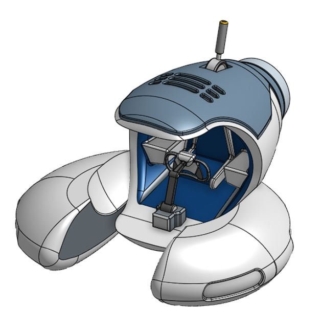 Subnautica Seamoth STL File: A 3D Printable Collectible - Etsy