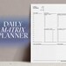 Daily Matrix Planner, Eisenhower Matrix, Time Management Scheduler for ...