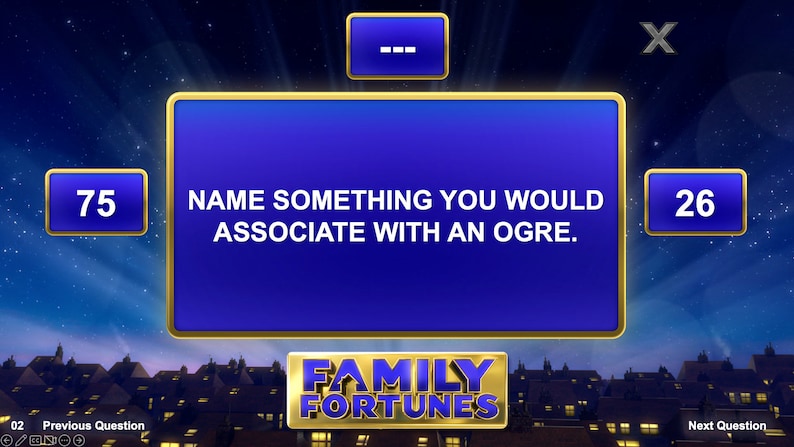 UK Version Family Fortunes Powerpoint Party Game - Etsy