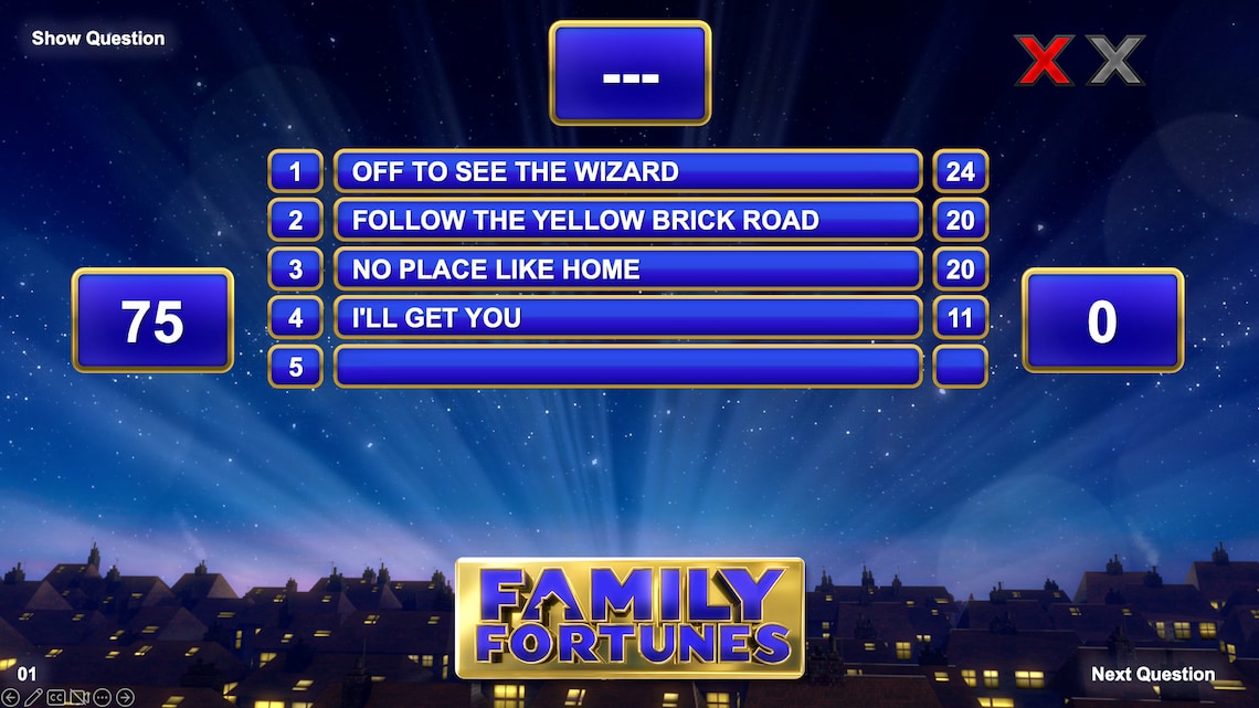 UK Version Family Fortunes Powerpoint Party Game - Etsy