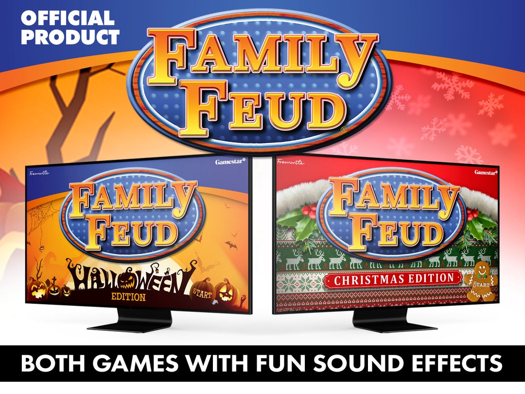 Halloween and Christmas Editions Official Family Feud Powerpoint Party ...