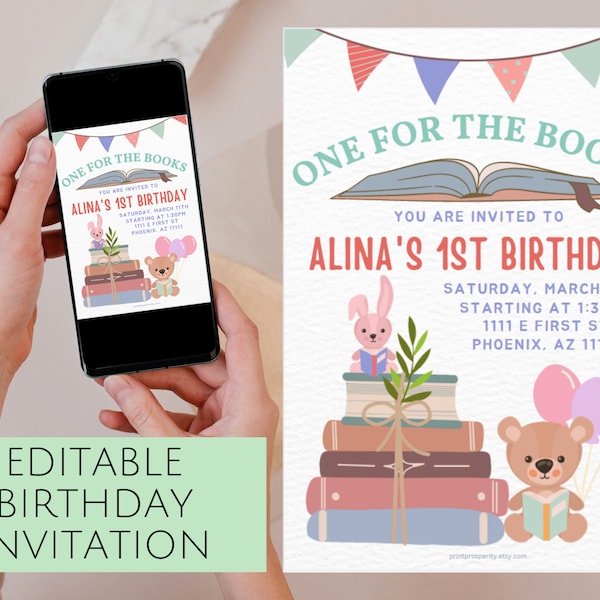 Book Themed Birthday - Etsy