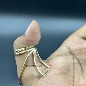Adjustable Arthritis Thumb MCP Splint, Stable Thumb Splint Ring, Solid ...