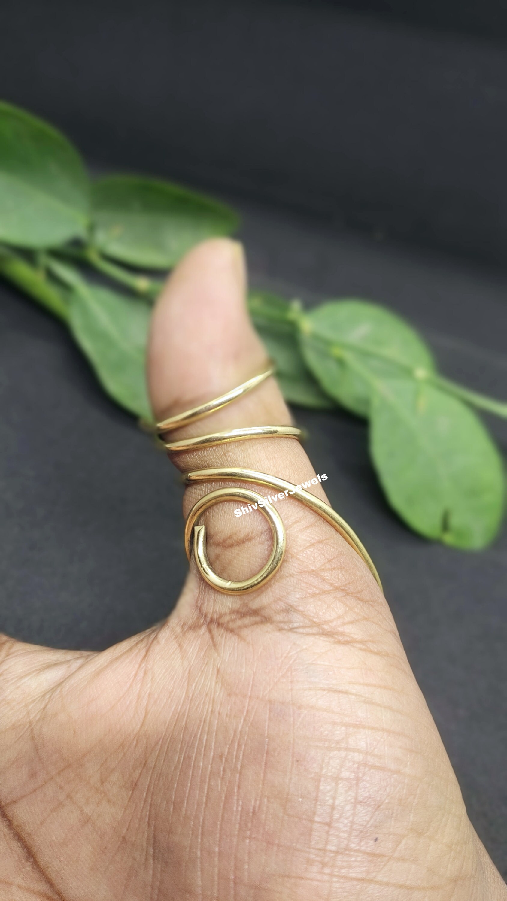 Sterling Silver MCP Joint Support Thumb Ring, Arthritis Rings, Thumb ...