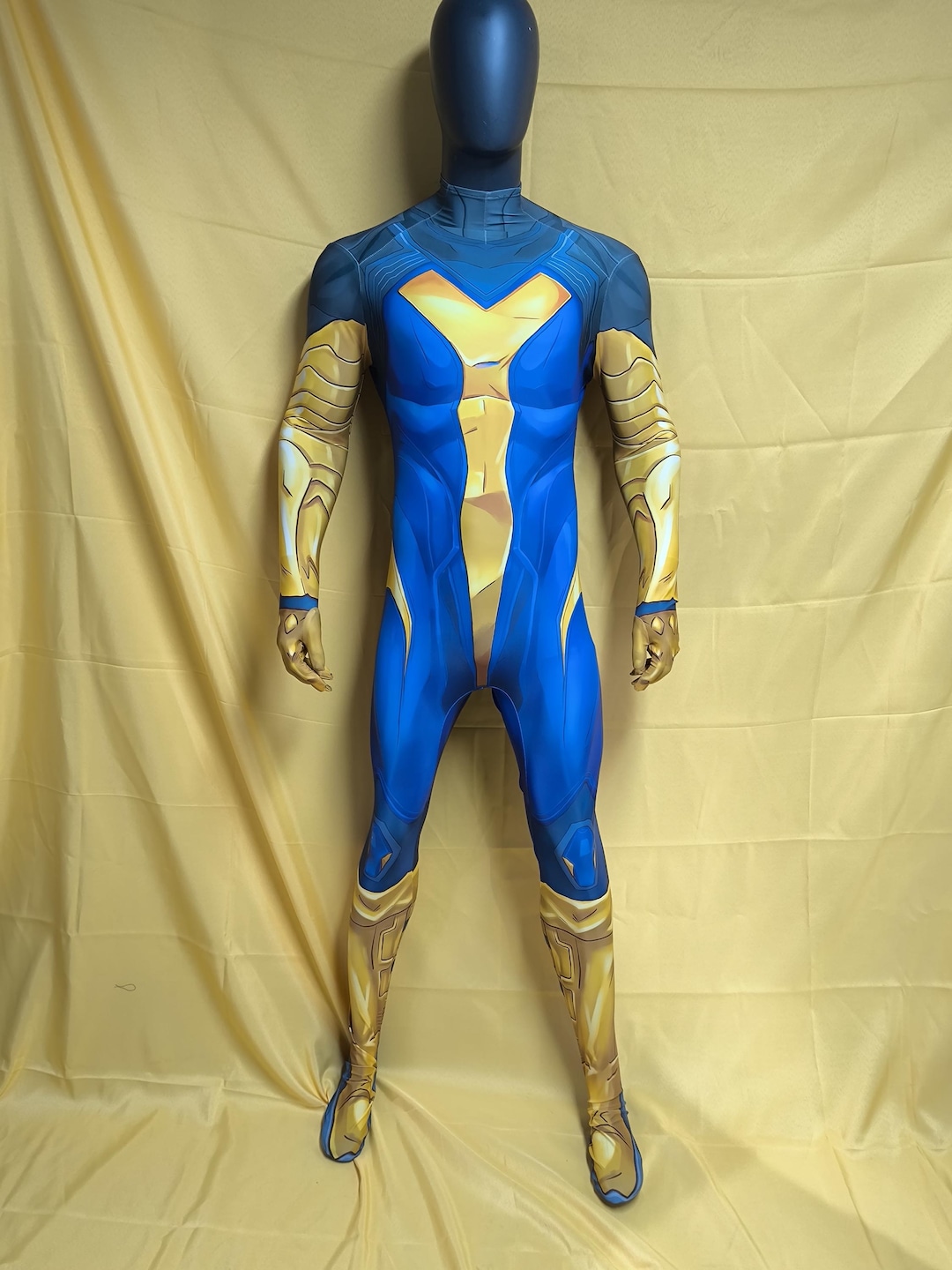 Men’s Hero Suit | Metallic Armor Print Cosplay Bodysuit | Custom ...
