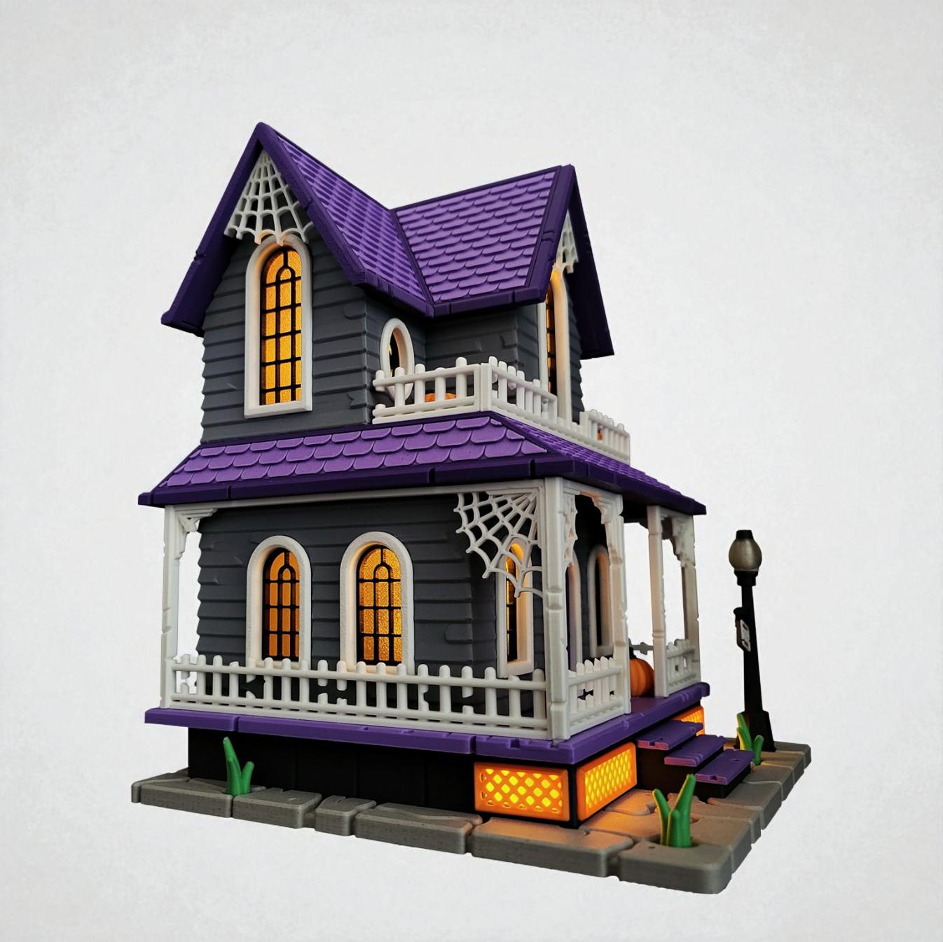Halloween Haunted House – 3D Printing Kit, DIY Decorative House 3D ...