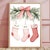 Personalized Christmas Poster, Personalized Print, Santa Claus Reindeer ...
