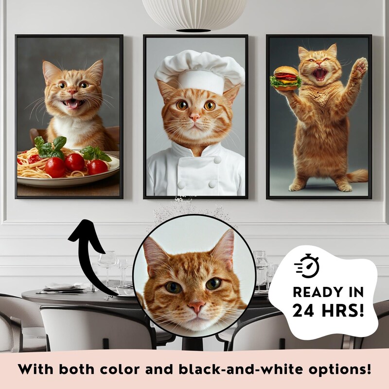 Cat Kitchen Decor - Etsy