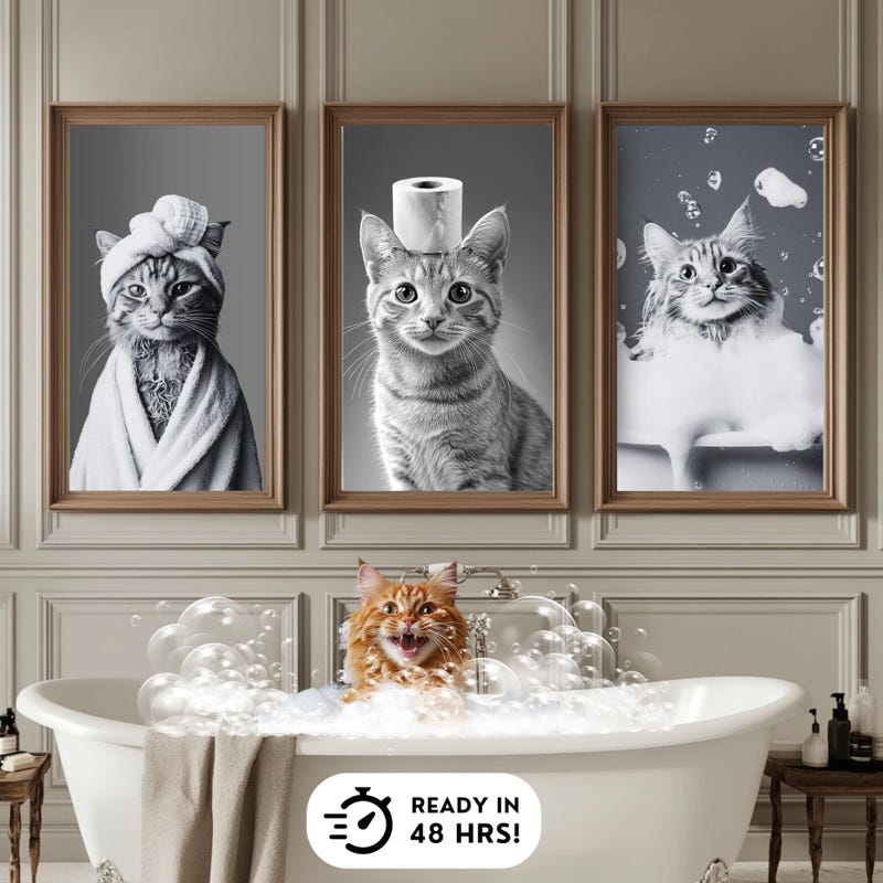 Custom Cat Art Stickers - Etsy
