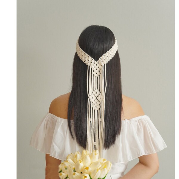 Macrame Wedding Veil - Etsy