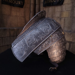 Engraved Heavy Pauldrons - Etsy