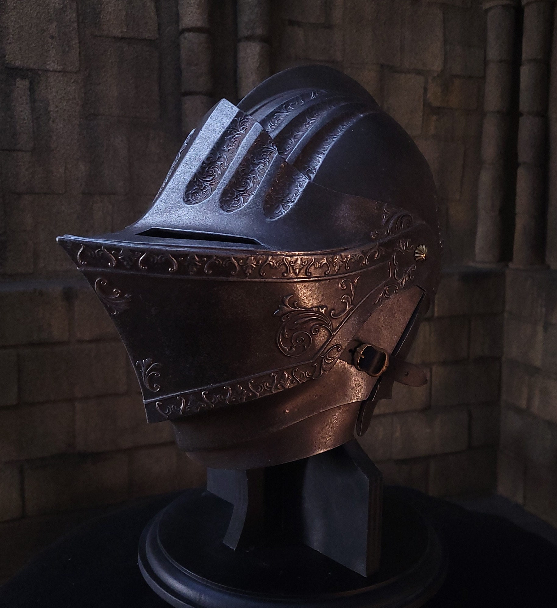 Fluted Knight Helmet - Etsy