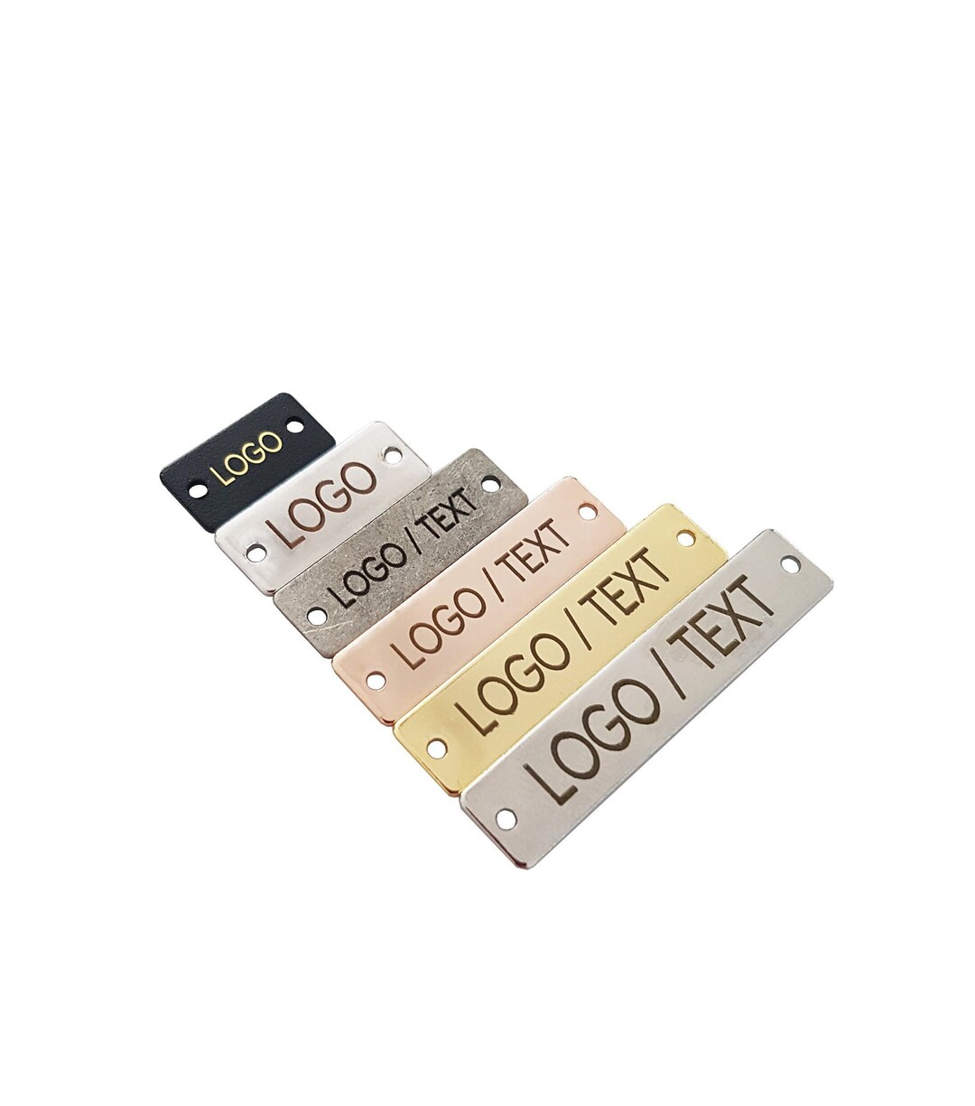 Custom Clothing Metal Tag, Custom Engraved Logo, Custom Tag, Brand Tag ...