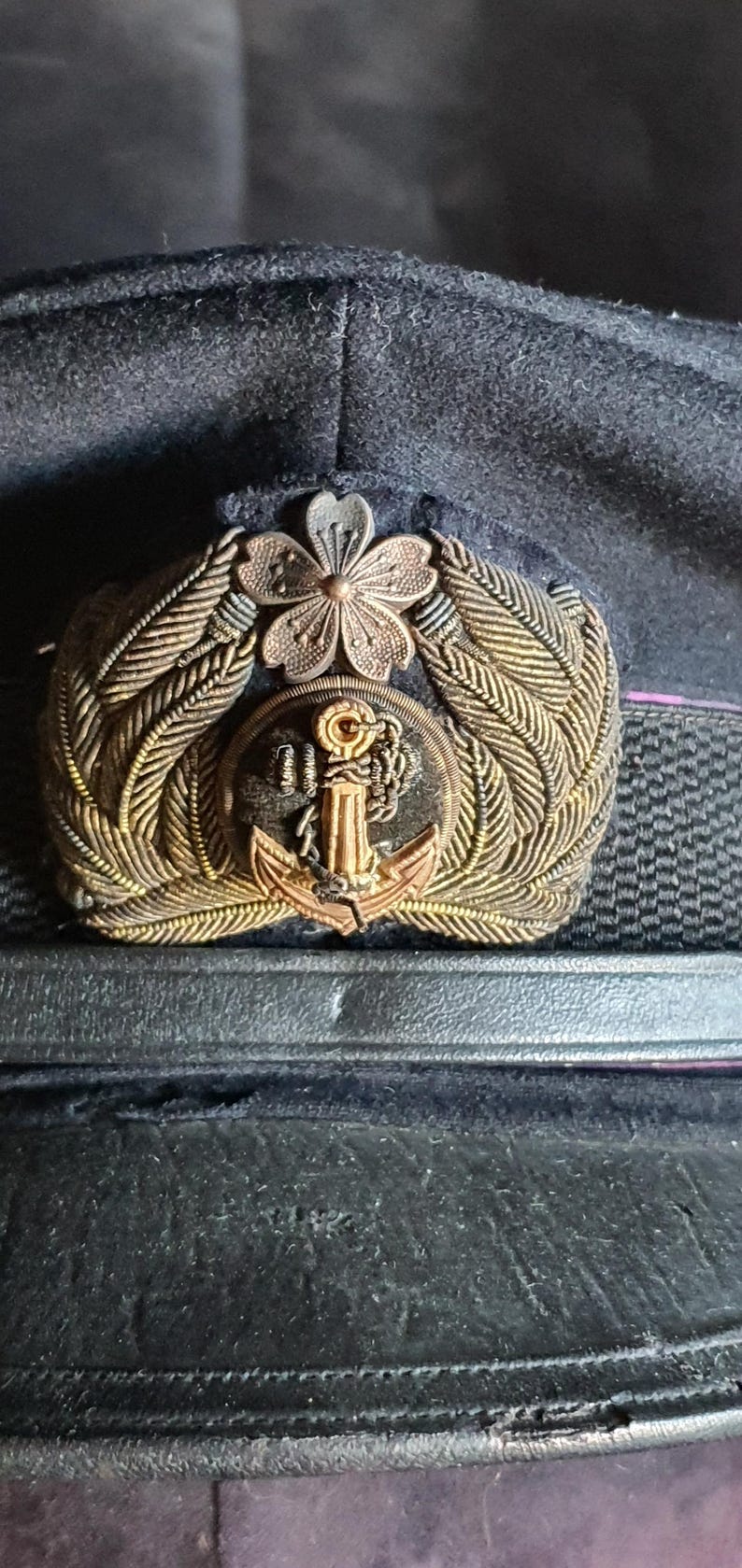 Japanese WW2 Imperial Officer Navy Uniform Hat - Etsy