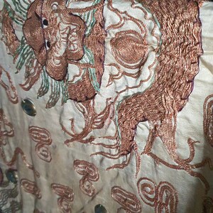 Rare Teochew Qing Chinese Dragon Silk Robe - Etsy