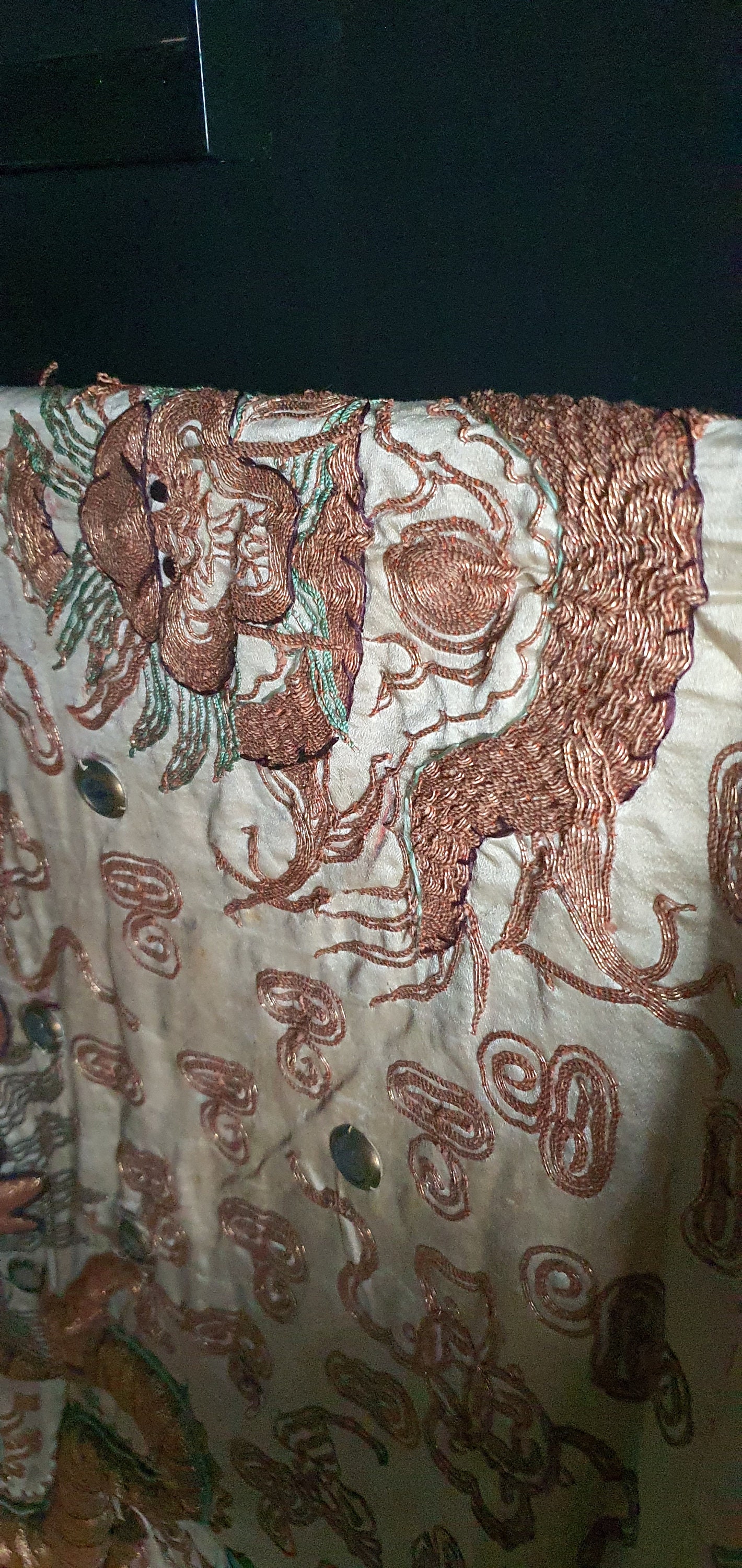 Rare Teochew Qing Chinese Dragon Silk Robe - Etsy