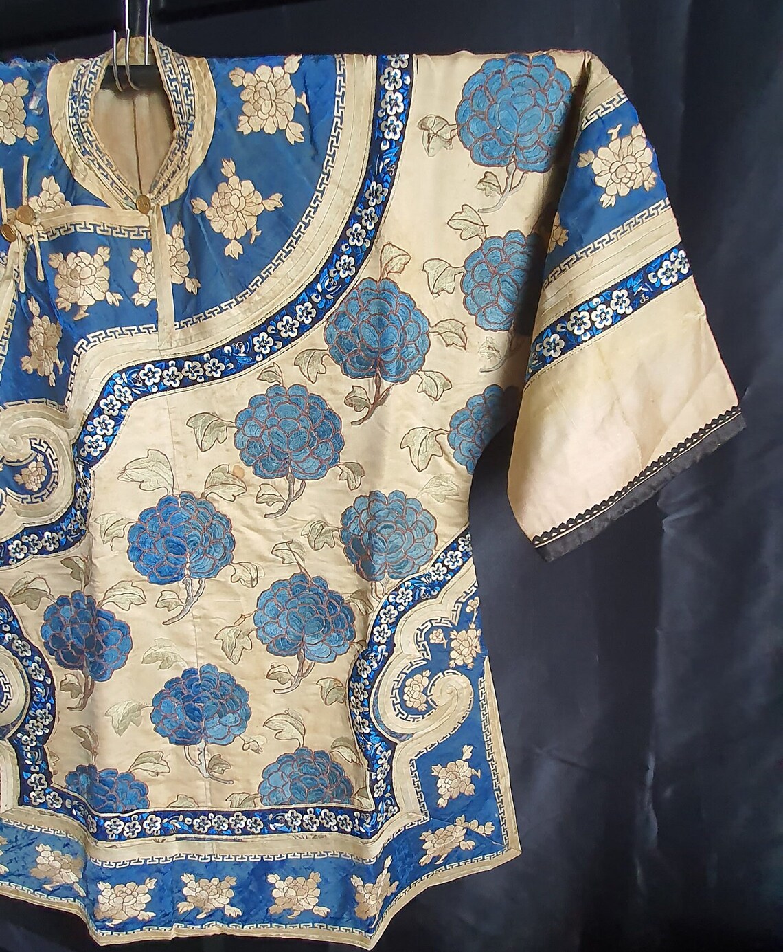 Stunning 19thc Qing Chinese Embroidered Silk Robe Kesi - Etsy