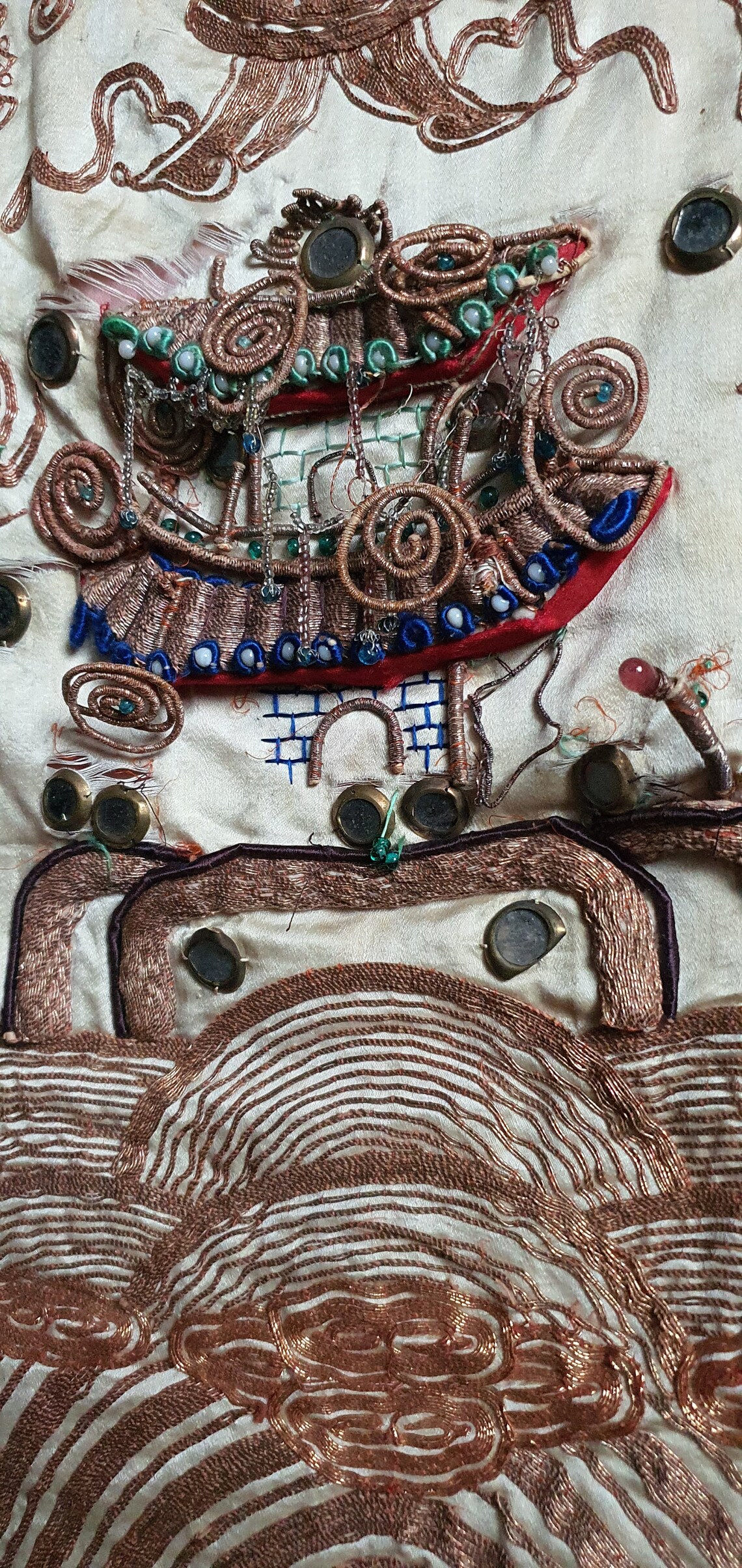 Rare Teochew Qing Chinese Dragon Silk Robe - Etsy