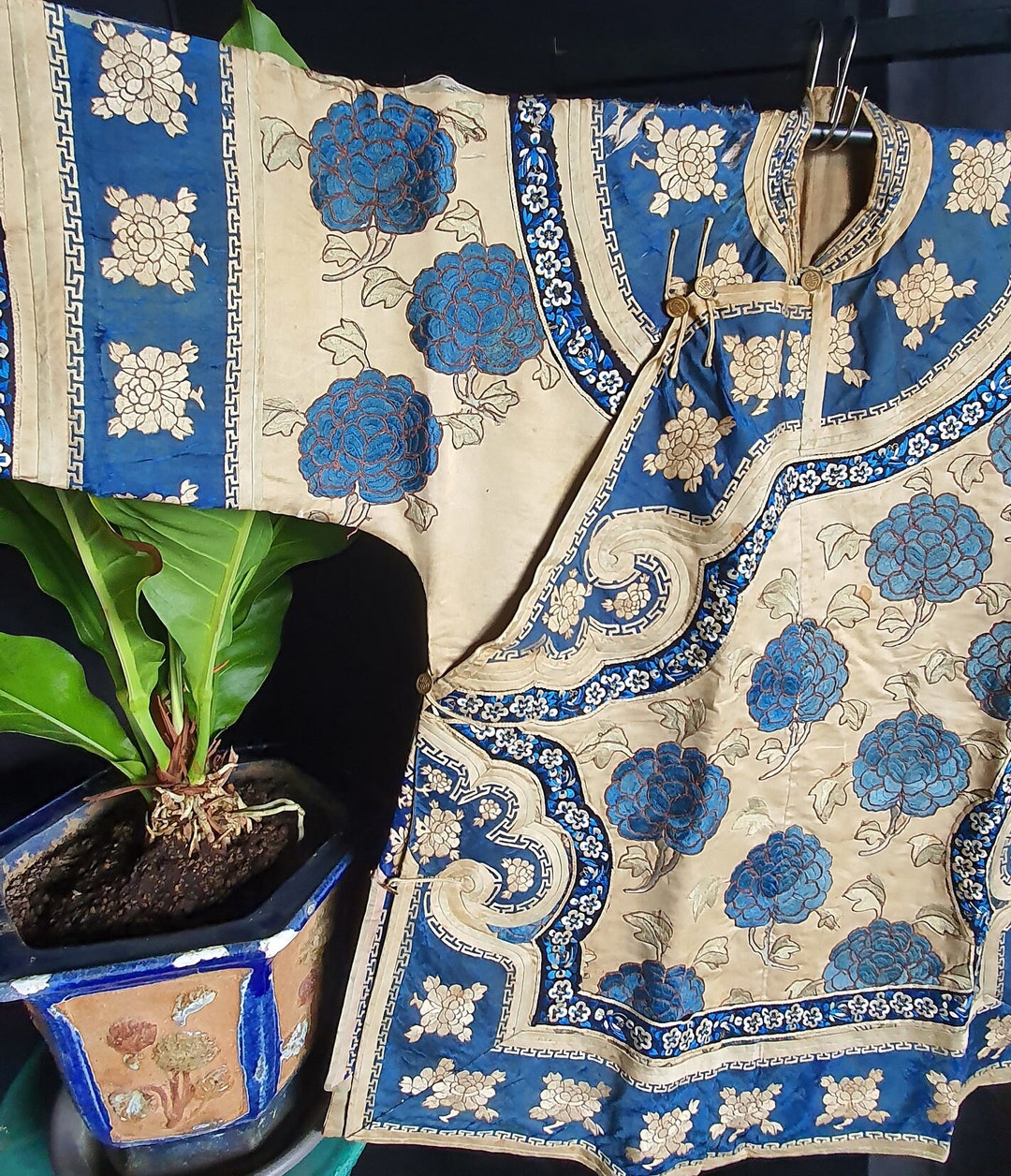 Stunning 19thc Qing Chinese Embroidered Silk Robe Kesi - Etsy