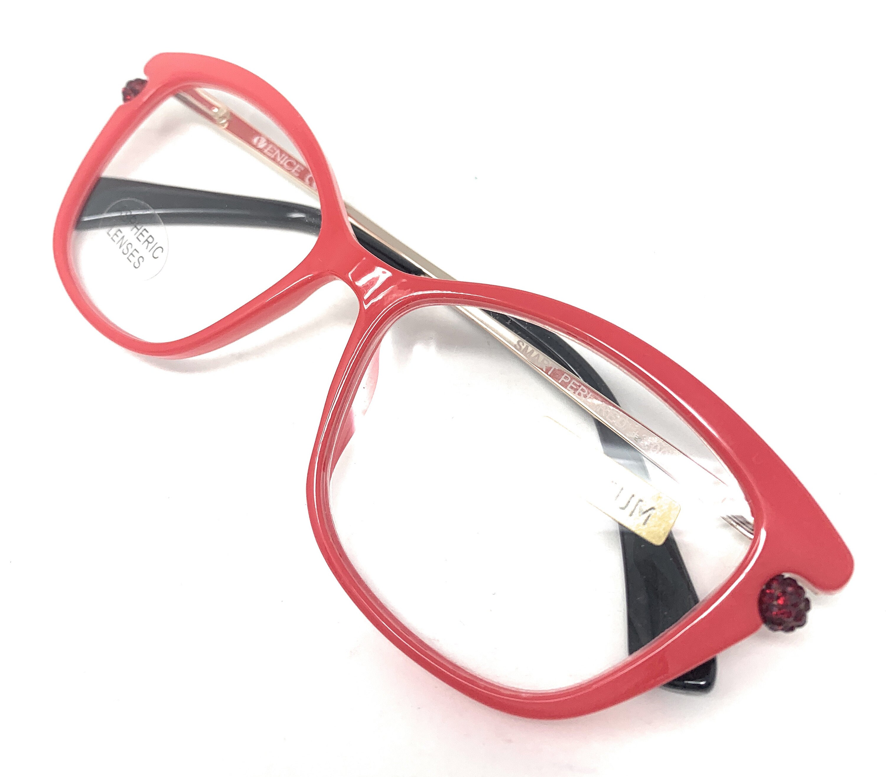 Reading Glasses Exclusive Model Vintage PERL Red for Women Fashion ...