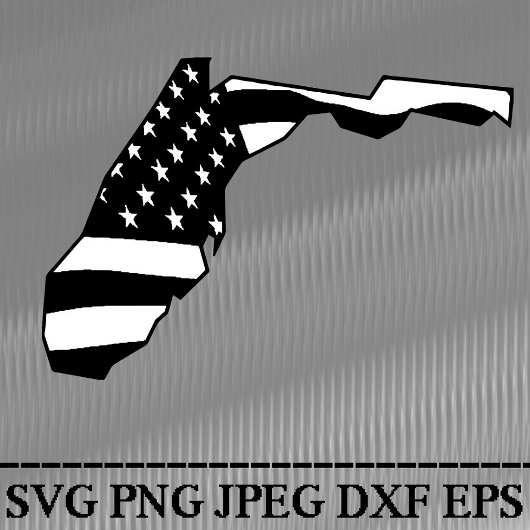 States Florida Svg Dxf PNG JPEG EPS Cameo Cricut Design - Etsy