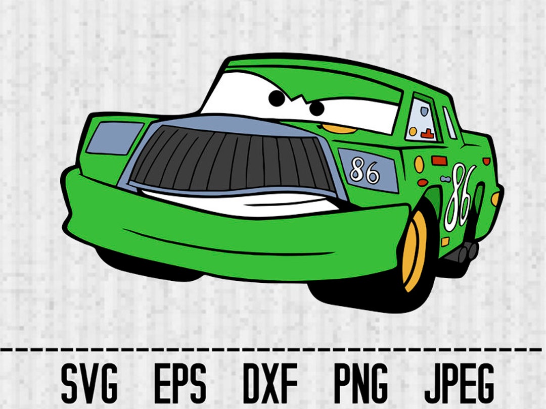 Cars 2 Chick Hicks Svg Dxf PNG JPEG EPS Cameo Cricut Design - Etsy
