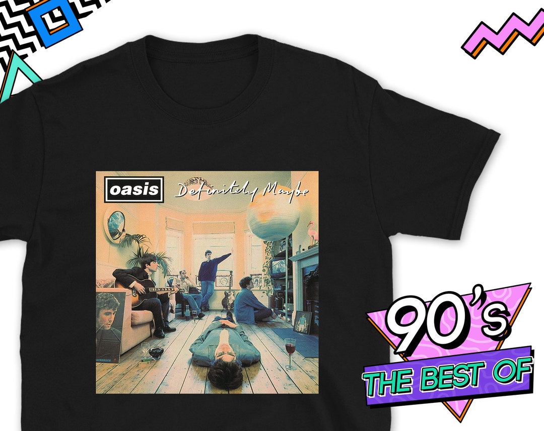 OASIS, DEFINITELY MAYBE T-shirt Unisex English Rock Band Uk 80s 90s 00s ... OASIS, DEFINITELY MAYBE T-shirt Unisex English Rock Band Uk 80s 90s 00s ...