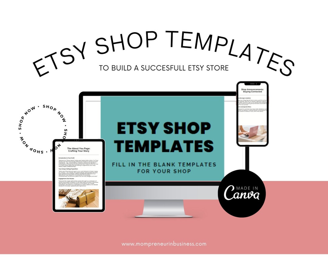 Etsy Shop Templates, Etsy Shop Kit, Etsy Shop Template for a Successful ...
