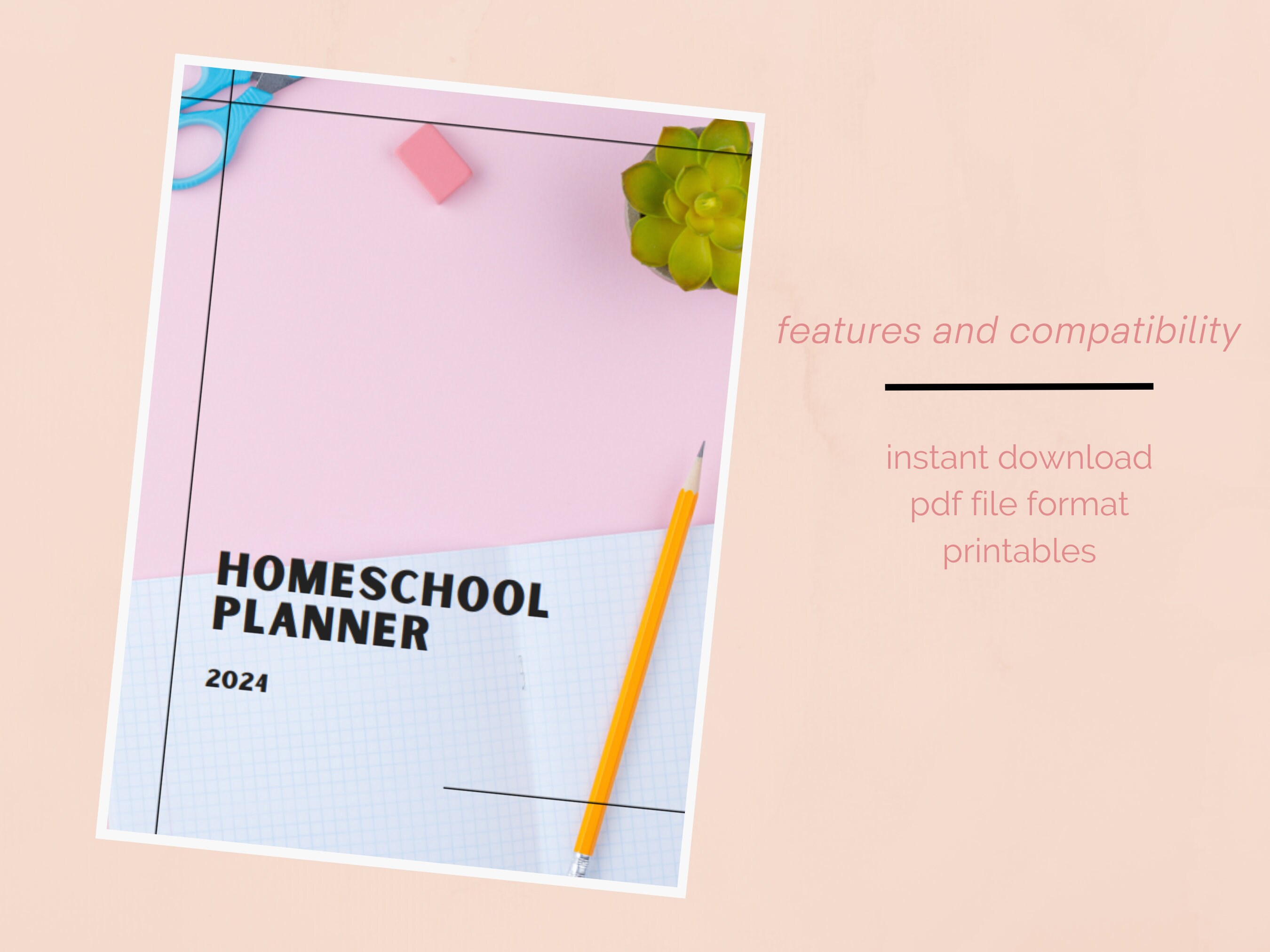 Homeschool Planner 2024 Daily Planner, Weekly Planner, Notability ...