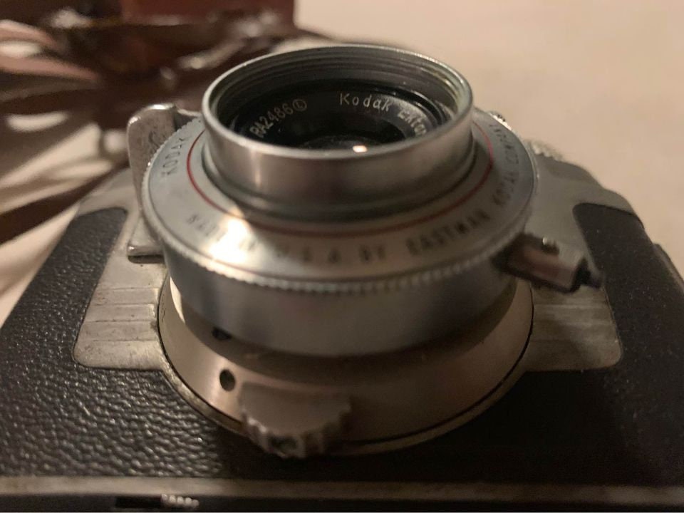 Kodak Signet 35, 44mm Vintage”collector” Camera F 3.5 W/ Leather Case ...