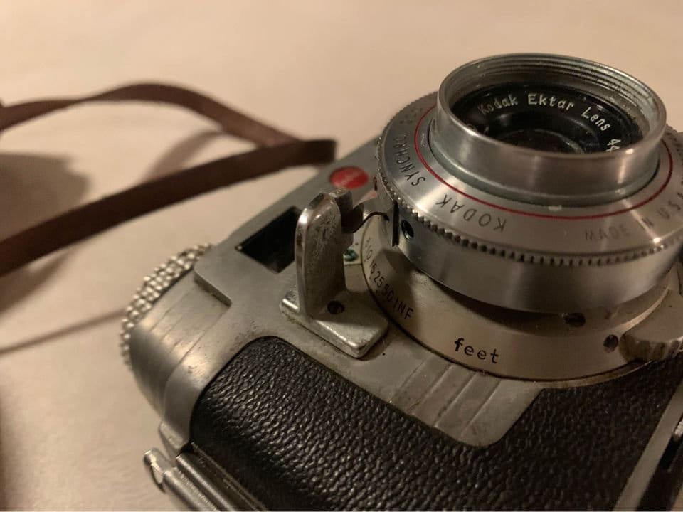 Kodak Signet 35, 44mm Vintage”collector” Camera F 3.5 W/ Leather Case ...
