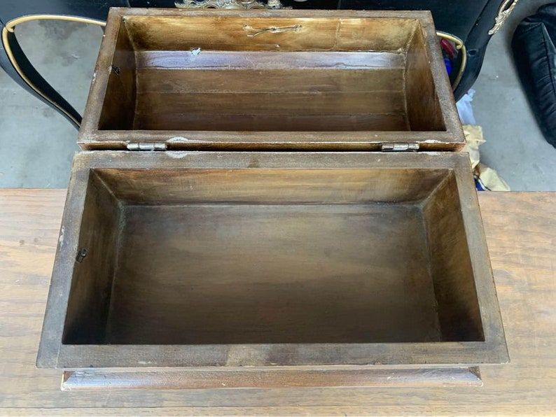 Hope Chest,miniature Vintage Hope Chest, Solid Wood, Hand Made. - Etsy