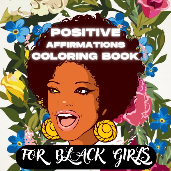 Black Girl Coloring - Etsy