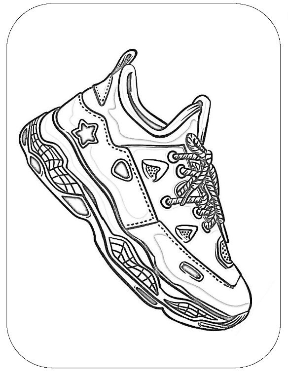 Sneaker Coloring Book: for Adults Kids and sneaker Lovers - Etsy