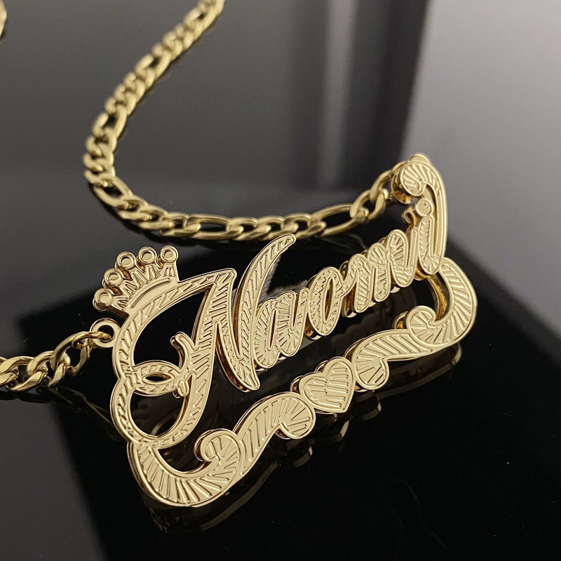 Name Plate Necklace - Etsy