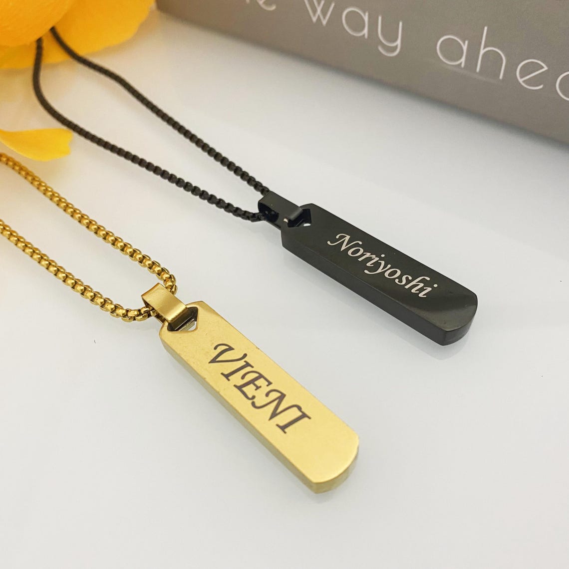 Personalized Name Necklace for Men, Engraved Jewelry, Anniversary Gift ...