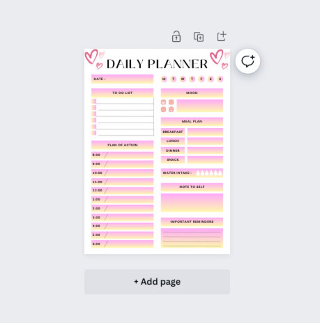 Pink Daily Planner Printable - Organized Day Scheduler With To-do List ...