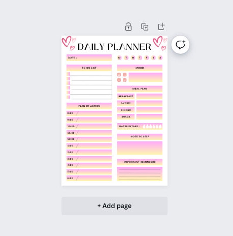 Pink Daily Planner Printable - Organized Day Scheduler With To-do List ...