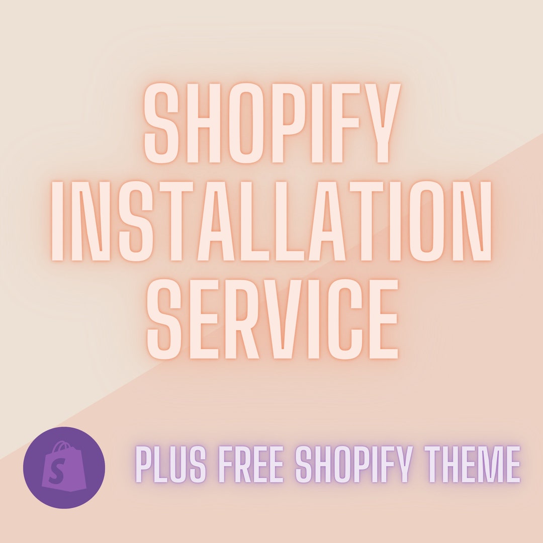 Quick & Easy Shopify Template Setup - 24 Hour Installation Service - Etsy