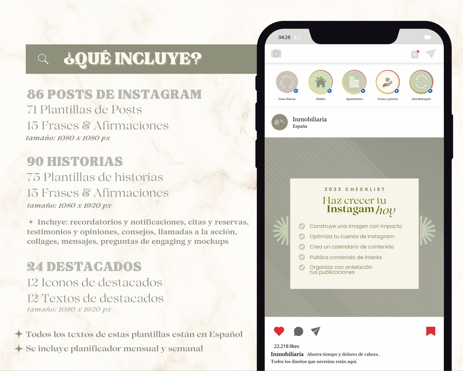 200 Real Estate Instagram Templates for Canva (spanish) - Etsy