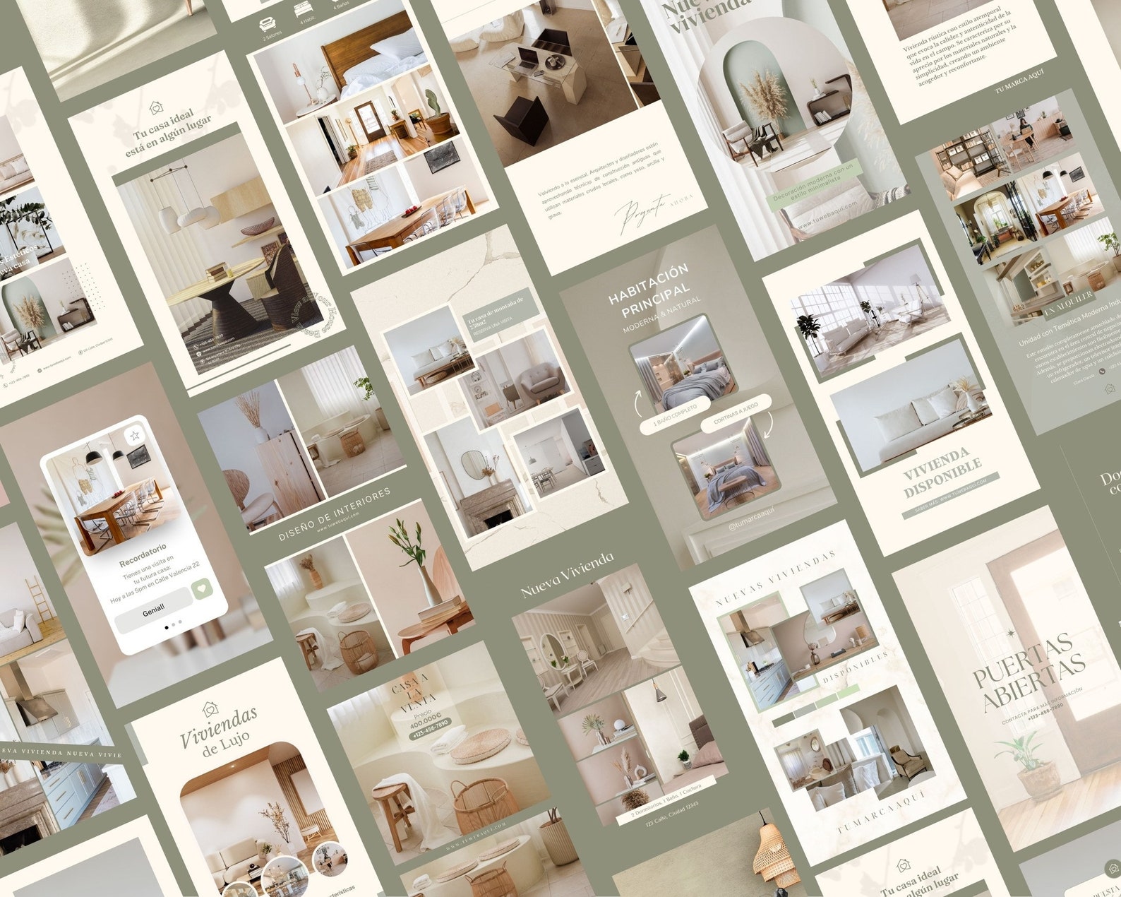 200 Real Estate Instagram Templates for Canva (spanish) - Etsy